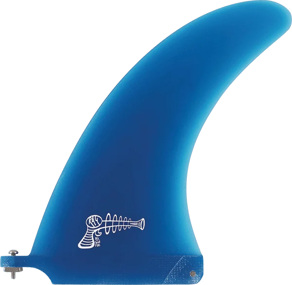 RAY GUN FIBERGLASS/VOLAN CENTER FIN 7.0" BLUE | Surfboard Fins ...